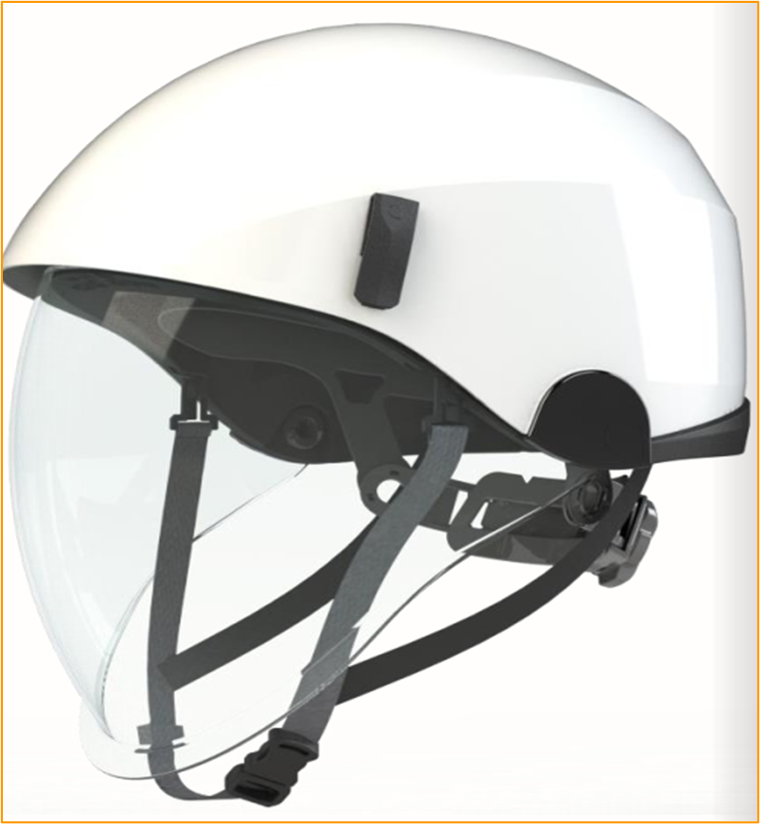 Hard Hat with arc class 1 integral visor. Meets IEC 62819